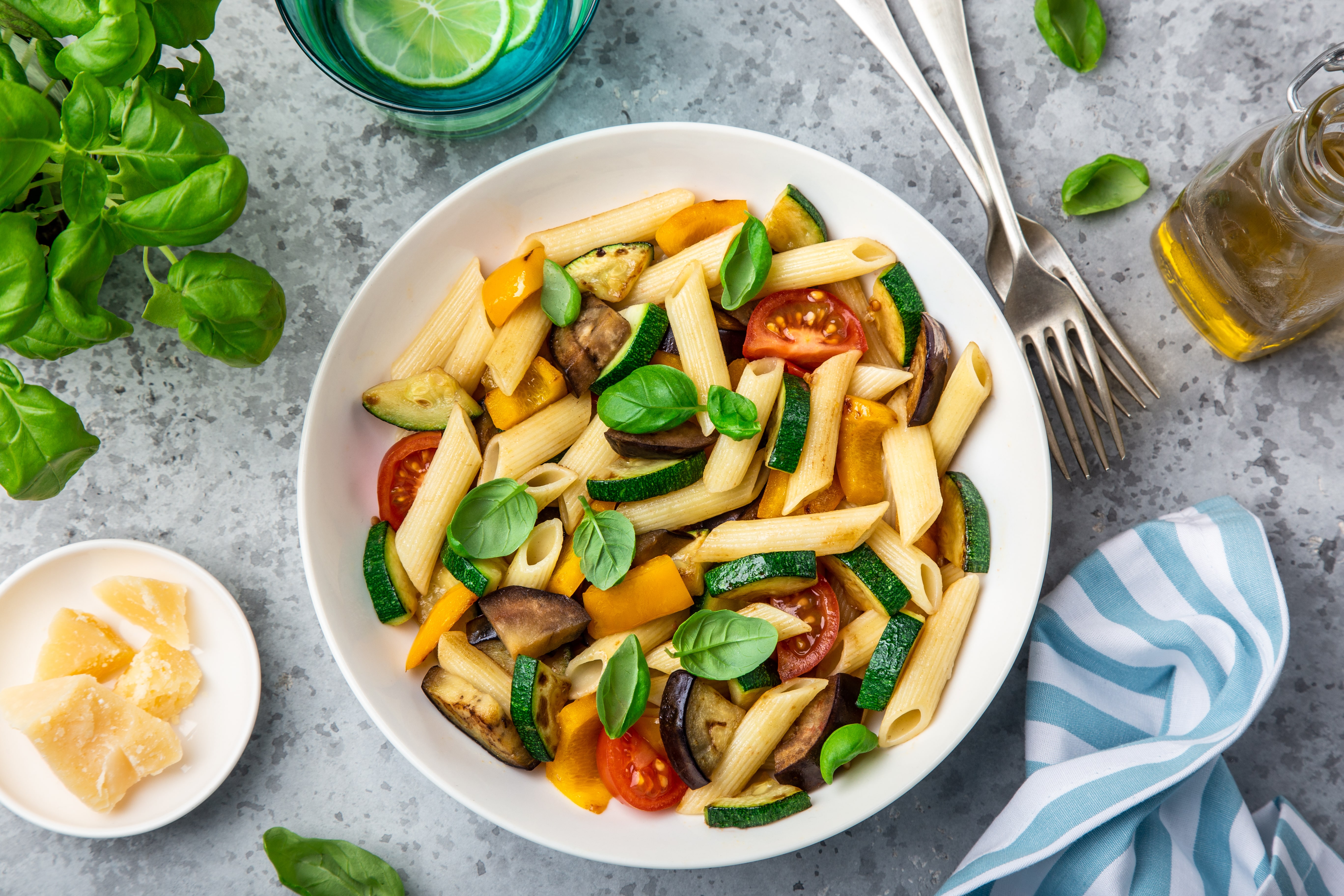 Recette Pâtes Aux Légumes Et Parmesan Pâtes Galbani